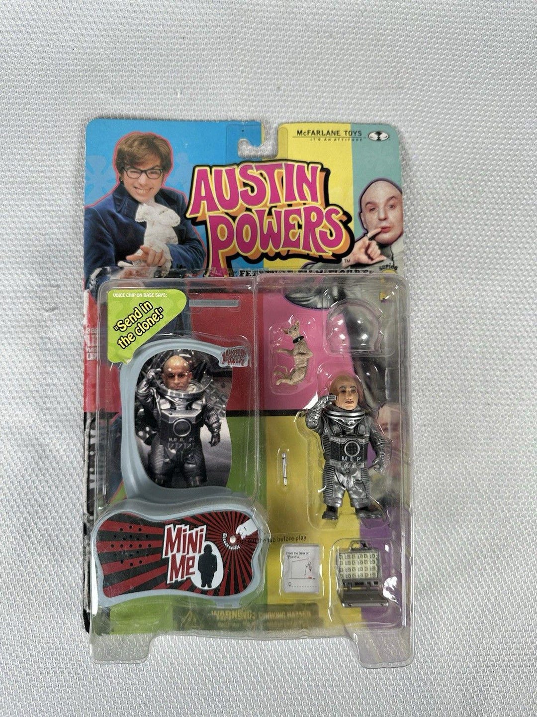 1999 Mcfarlane AUSTIN POWERS Series 2 Moon Mission Mini Me in Space ...