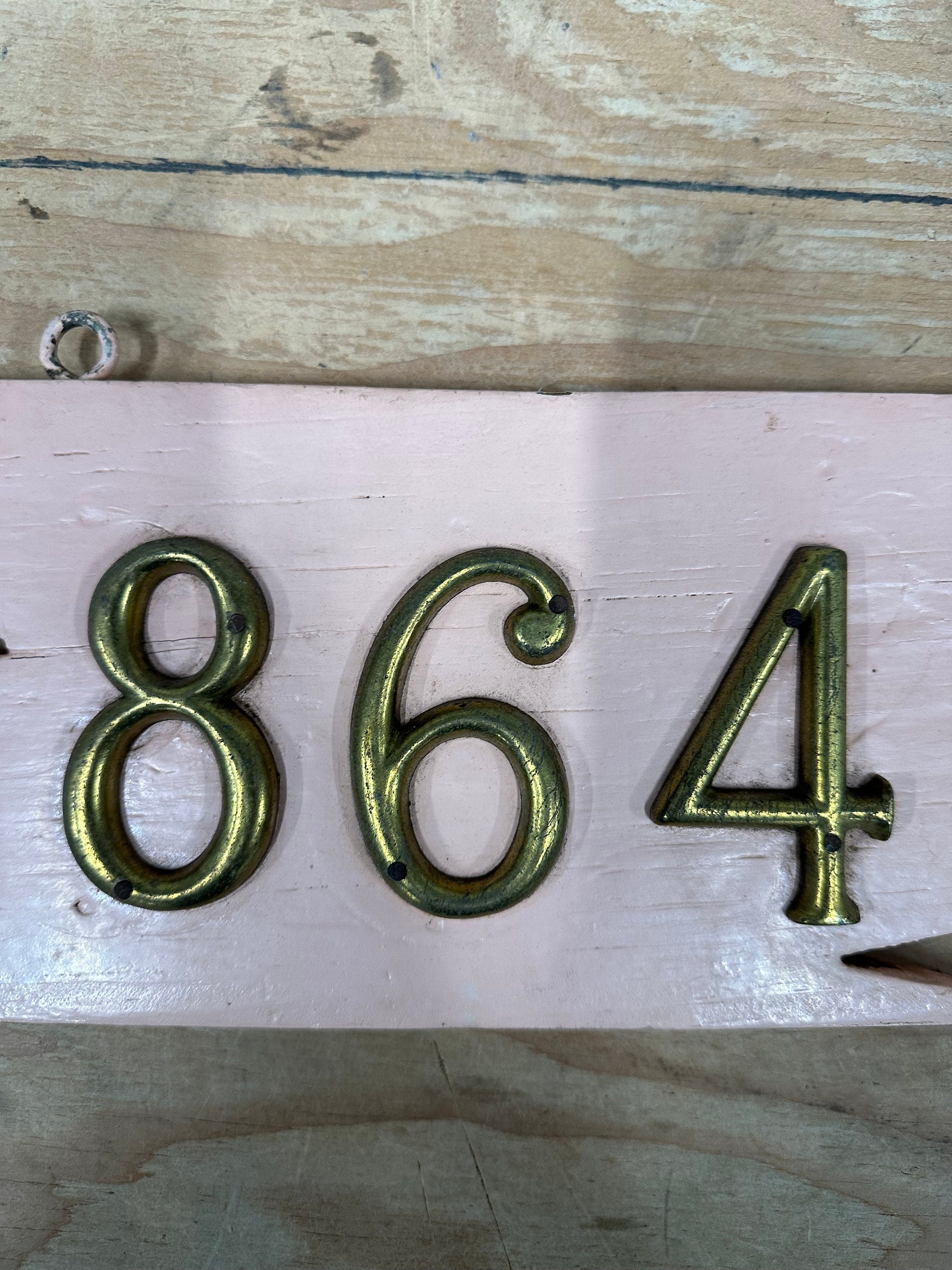 Vintage 1960s Mid Century Modern House Address Sign Plaque Original MCM ...