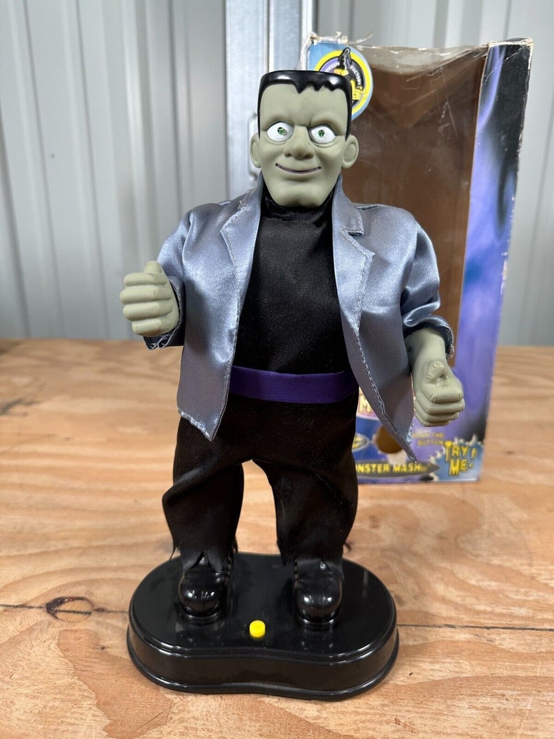Vintage Gemmy Halloween Animated Hip Swinging Frankenstein Monster Mash ...