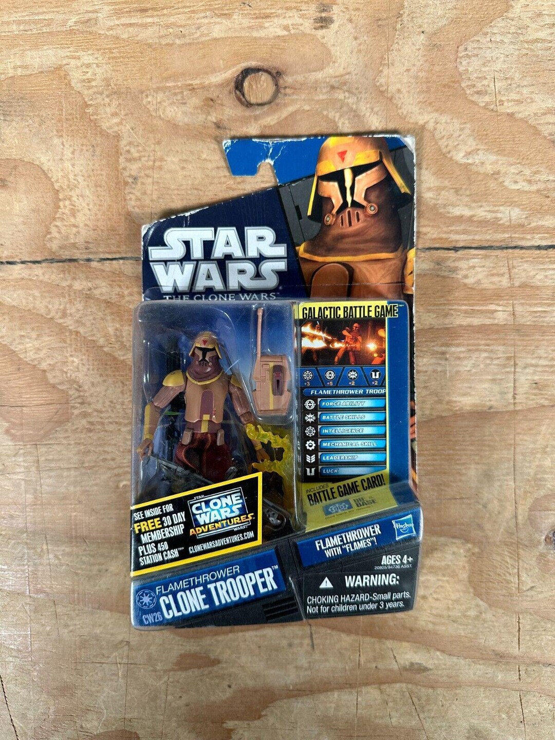 Star Wars the Clone Wars Flamethrower Clone Trooper Action Figure CW26 ...