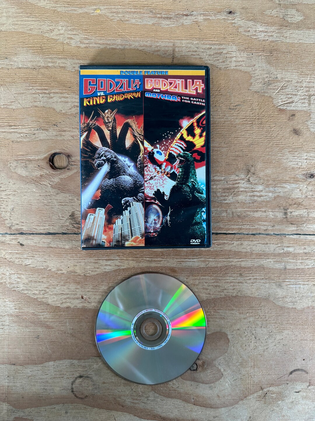 Godzilla Vs. King Ghidorah / Godzilla Vs. Mothra (DVD, 1998) Double ...