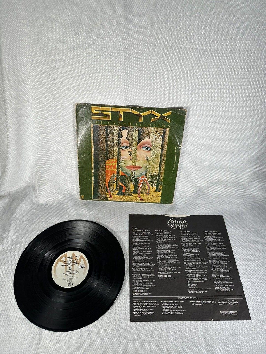 Styx Grand Illusion Vinyl Record Album LP SP-4637 1977 A&M Records ...