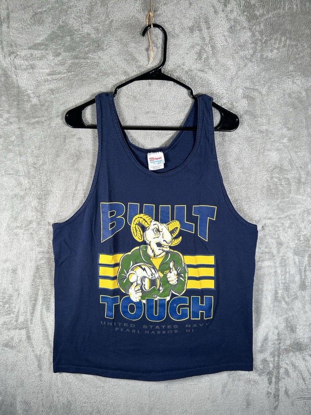 Vintage United States Navy Pearl Harbor Tank Top Mens Large "built ...