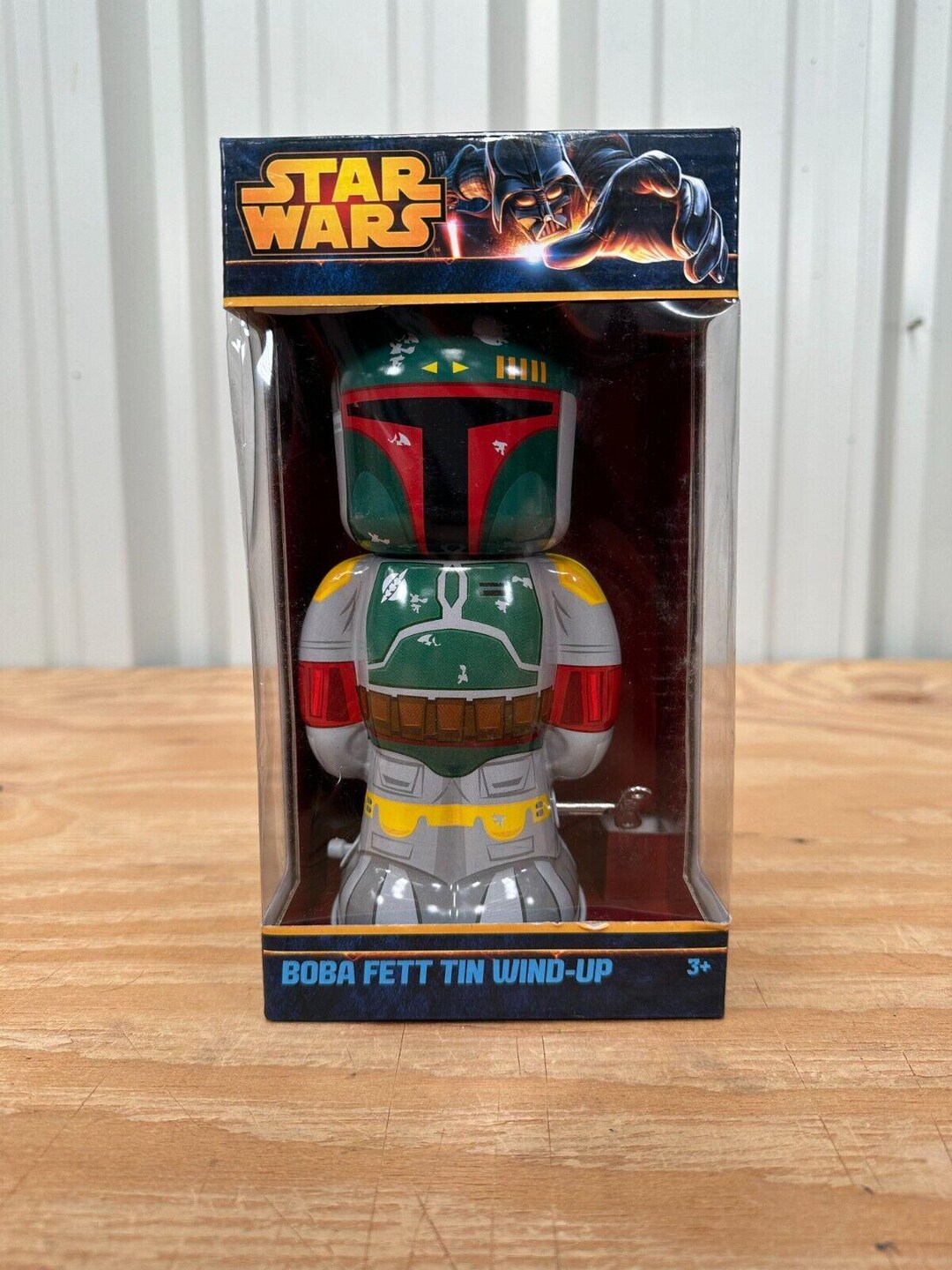 Star Wars Tin Toy Wind-ups Walking Boba Fett Figure 2013 NEW Robot ...