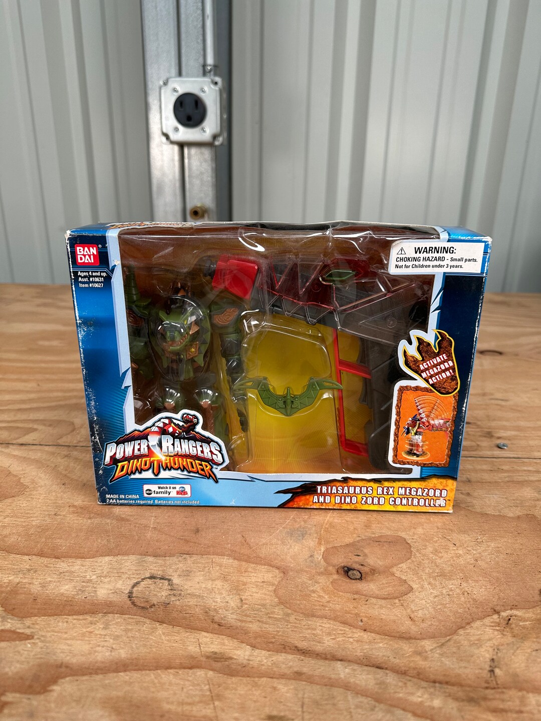 Vintage Power Rangers Dino Thunder Triasaurus Rex Megazord & Dino Zord ...