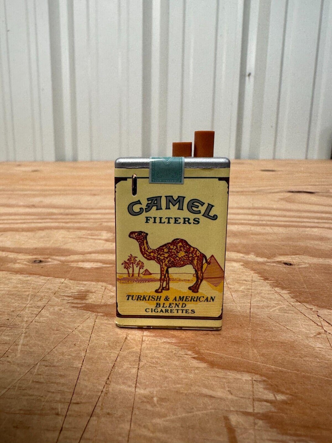 Vintage Camel Cigarettes Lighter Joe Camel Carton Collectible ...