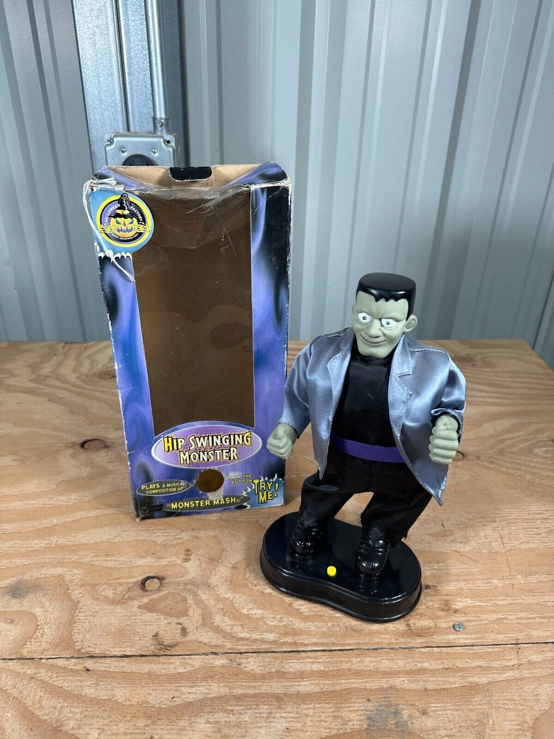 Vintage Gemmy Halloween Animated Hip Swinging Frankenstein Monster Mash ...