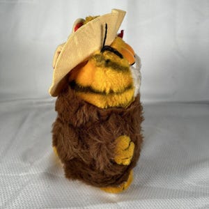 Vintage Plush Garfield Comic Cat NWT New 9" BCOC Cat on Campus Fur Coat ...