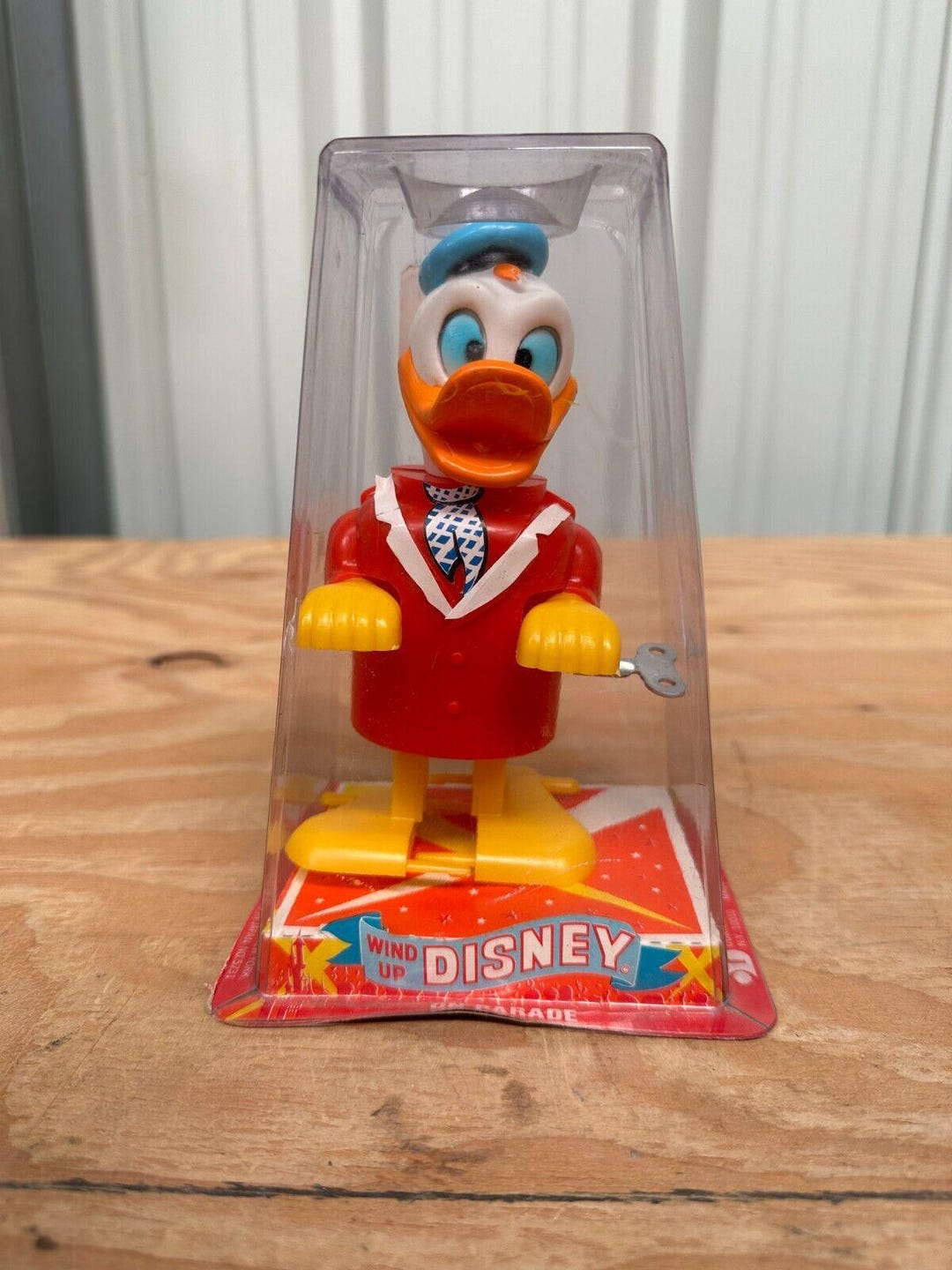Vintage Walt Disney Wind-up Walking Donald Duck Toy Figure Durham NEW ...