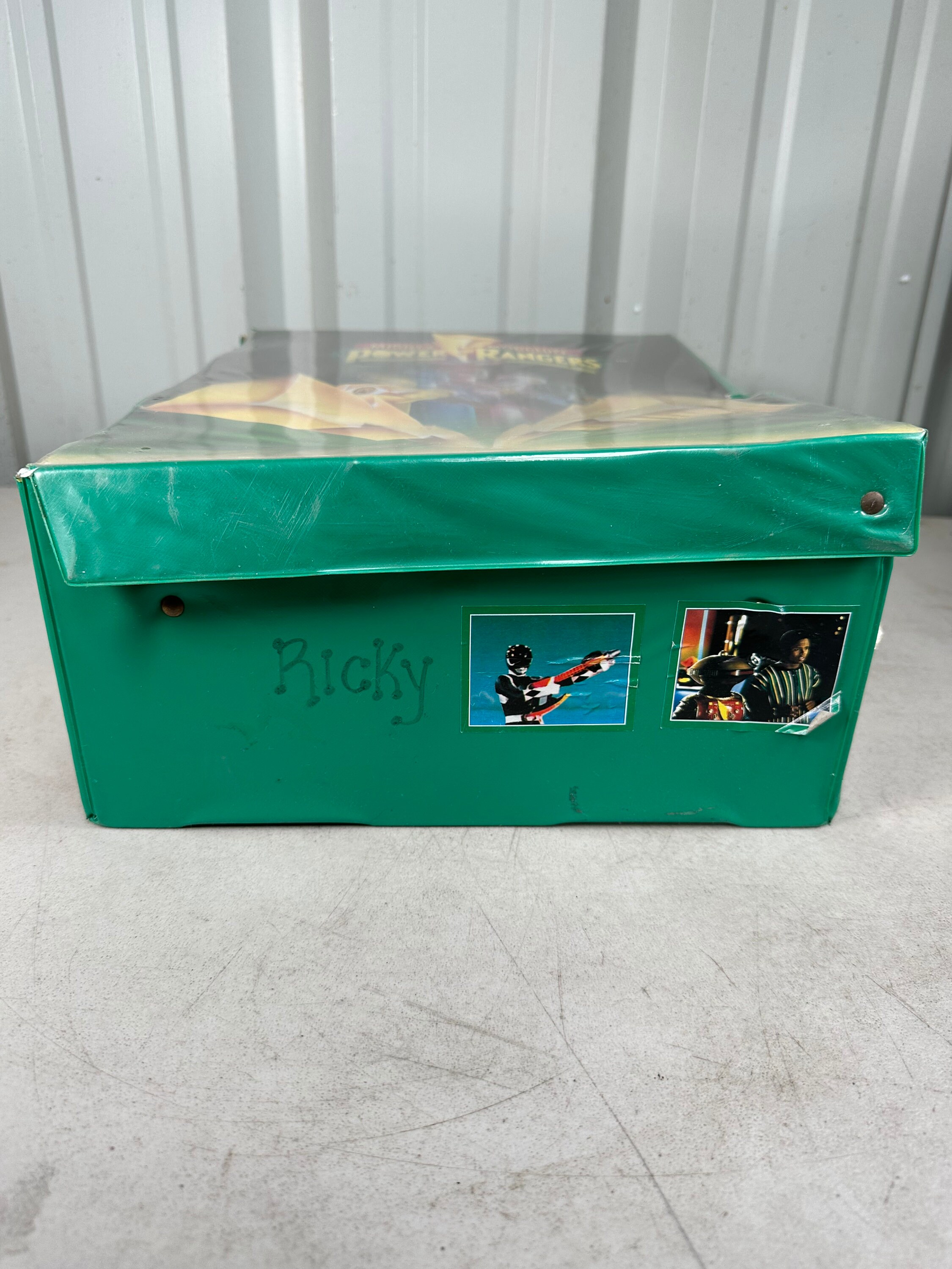 Vintage Mighty Morphin Power Rangers Action Figure Carrying Case Green ...