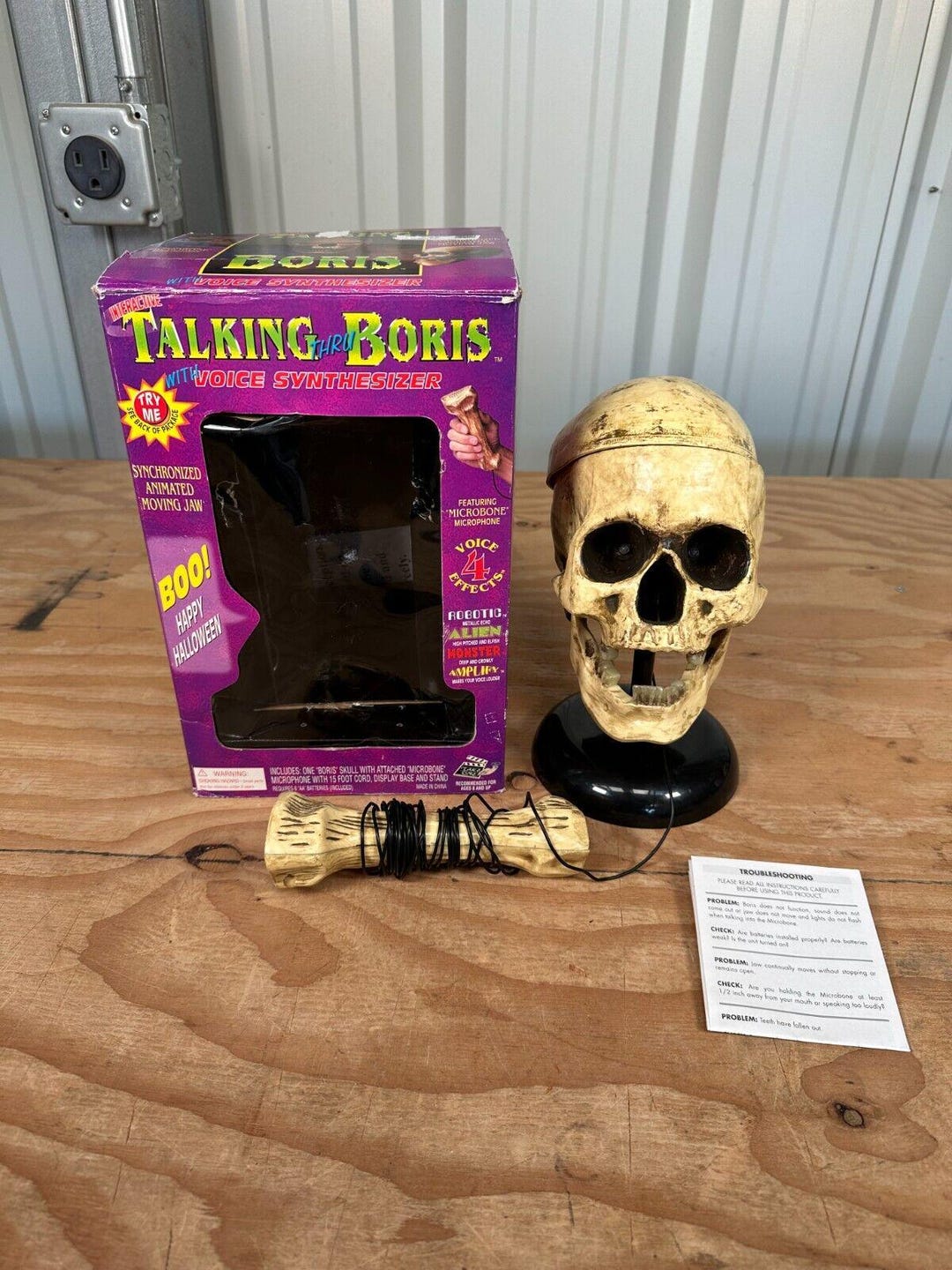 Vintage Talking Thru Boris Voice Synthesizer Interactive Halloween ...