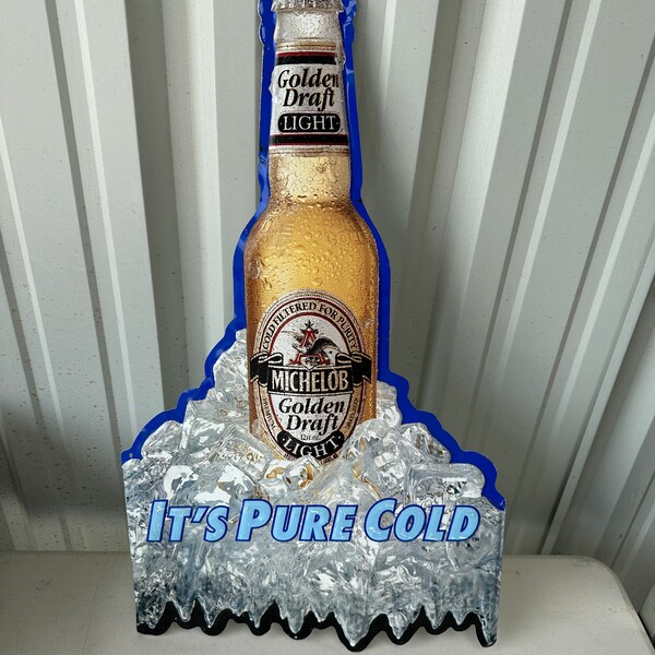 Michelob Golden Light Sign - Etsy