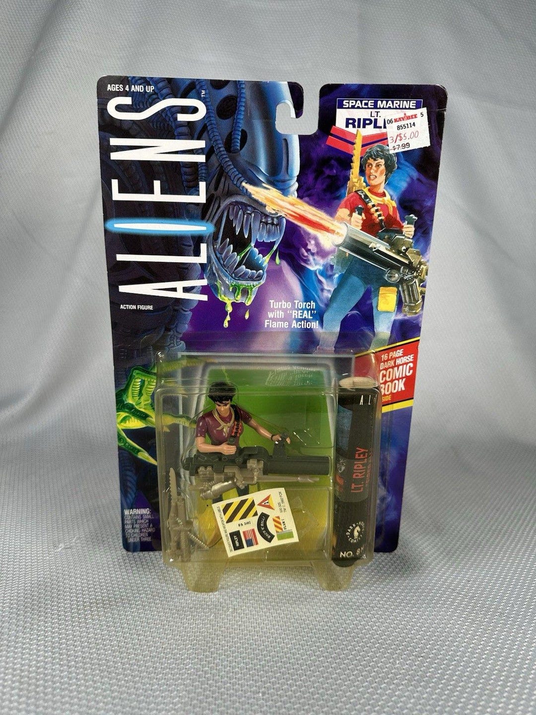 Vintage Kenner 1992 Aliens Space Marine Lt. Ripley Action Figure NEW ...