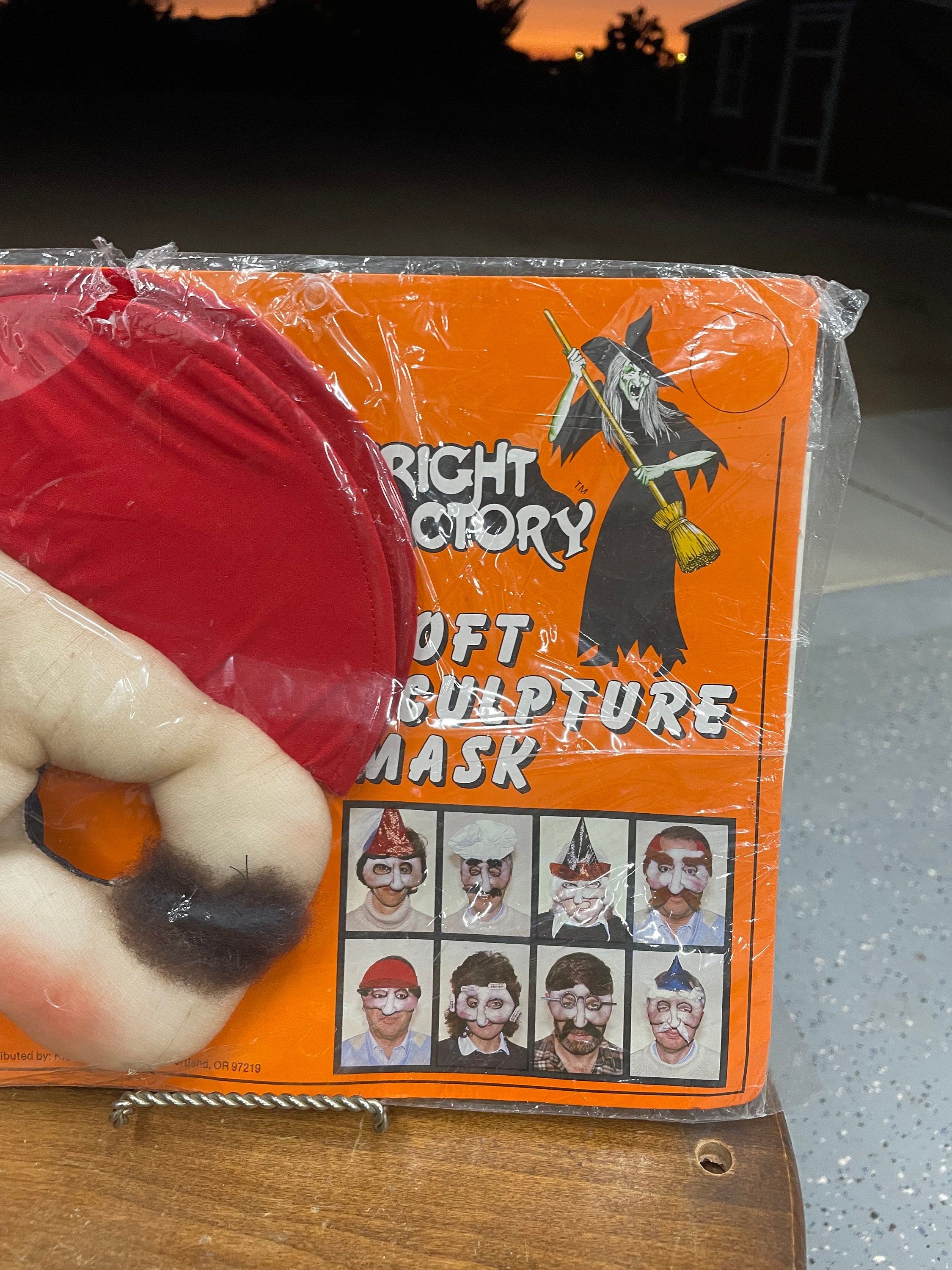 Vintage Fright Factory Halloween Mask Face Covering New Sealed, Vintage ...