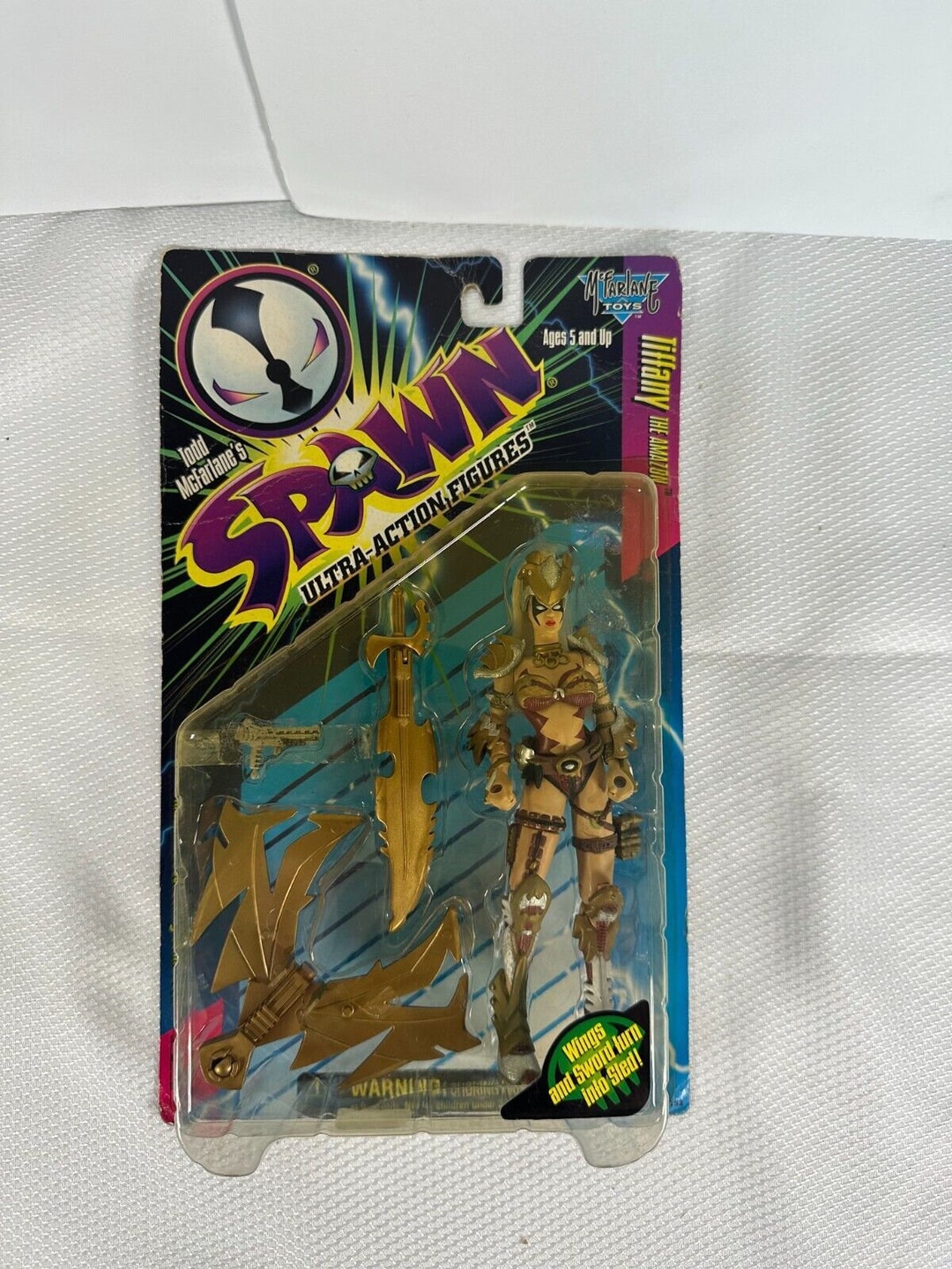Mcfarlane Spawn Tiffany the Amazon Ultra Action Figure 1996 Series 6 ...