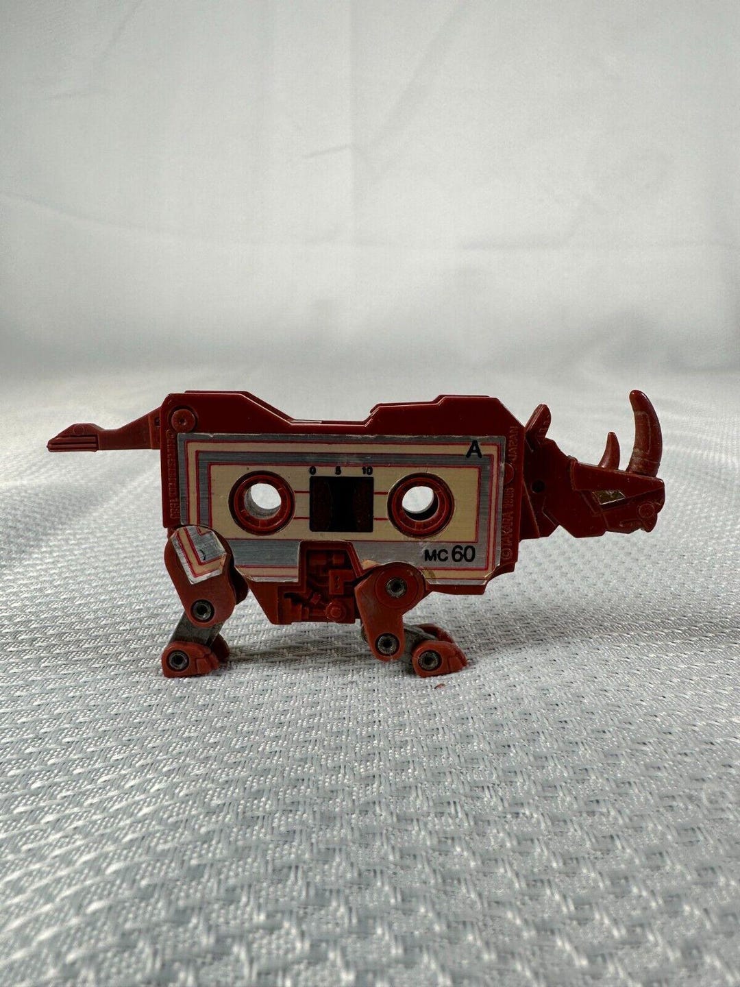 Vintage Hasbro Transformers G1 Mini Cassette Tape Ramhorn Action Figure ...