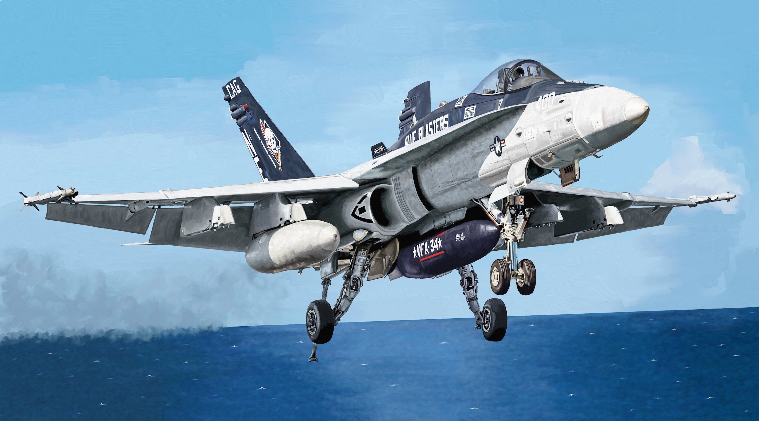 Blue Blasters - Oil Painting* - Etsy Canada