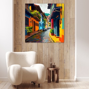 Colombian Wall Art Cartagena & Bogota Canvas Prints Colombian Home ...