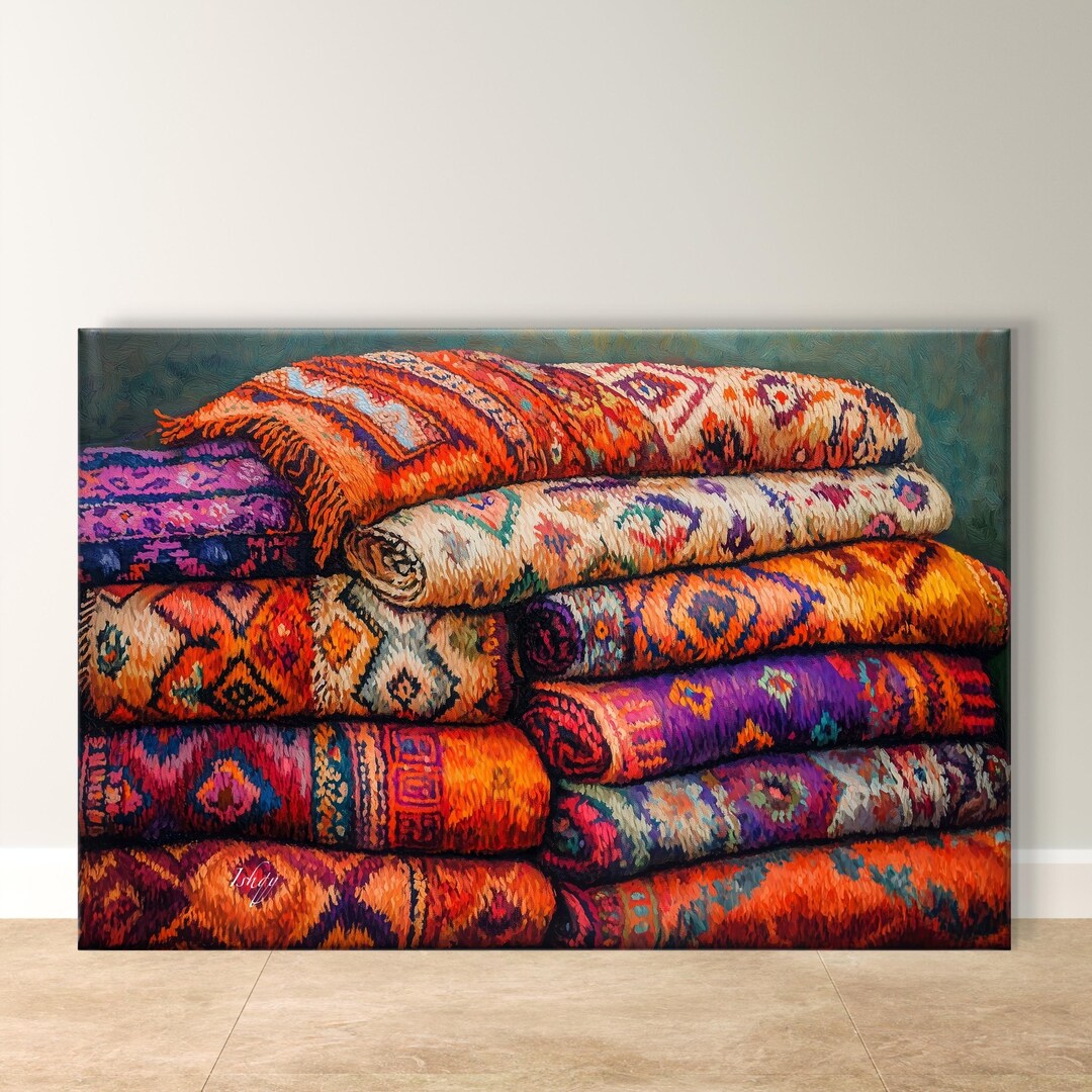 Chiapas Textiles Art, Mexican Textile Framed Canvas, Cultural Decor ...