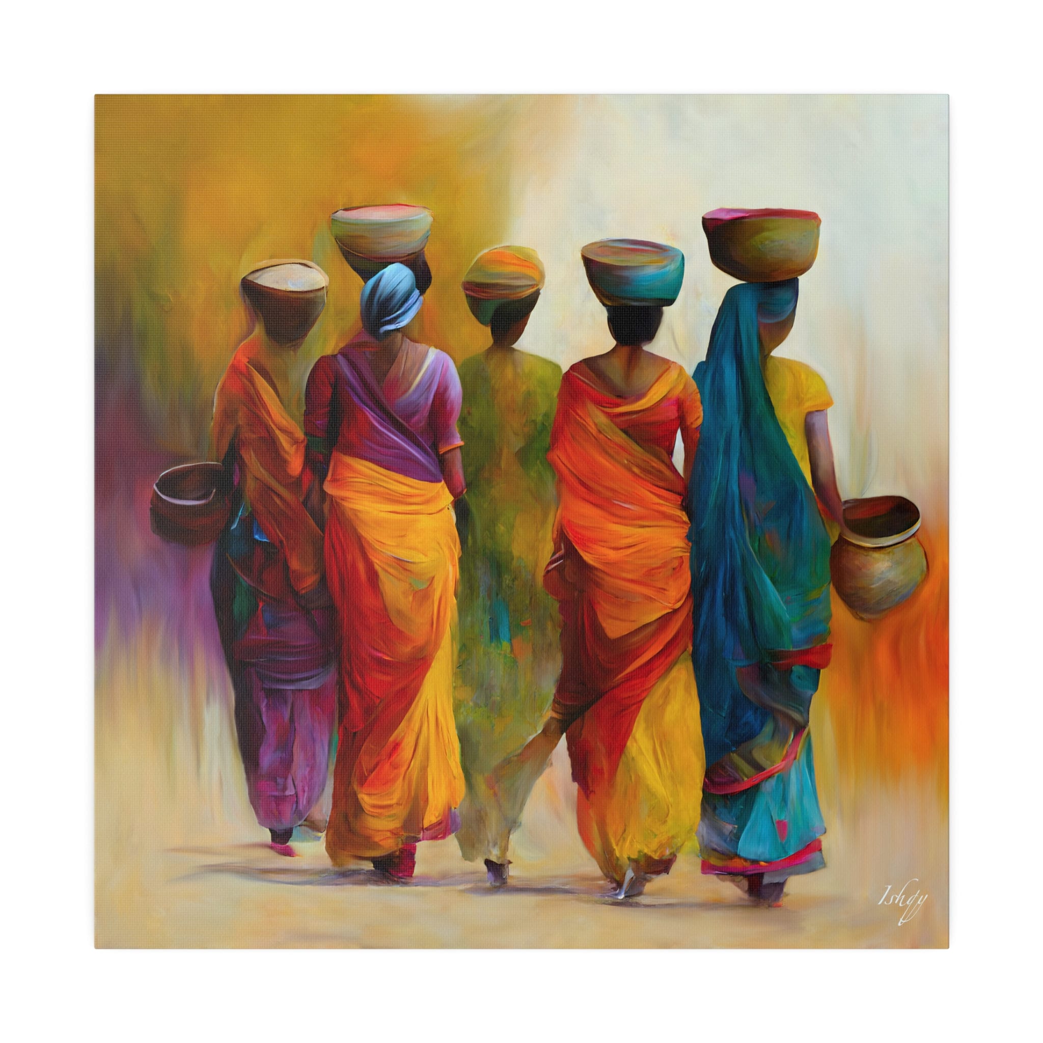 Indian Traditional Art Women