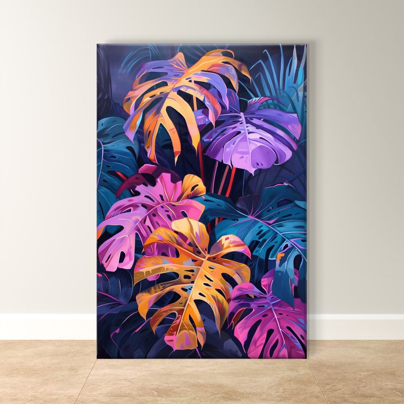 Monstera Wall Art - Etsy