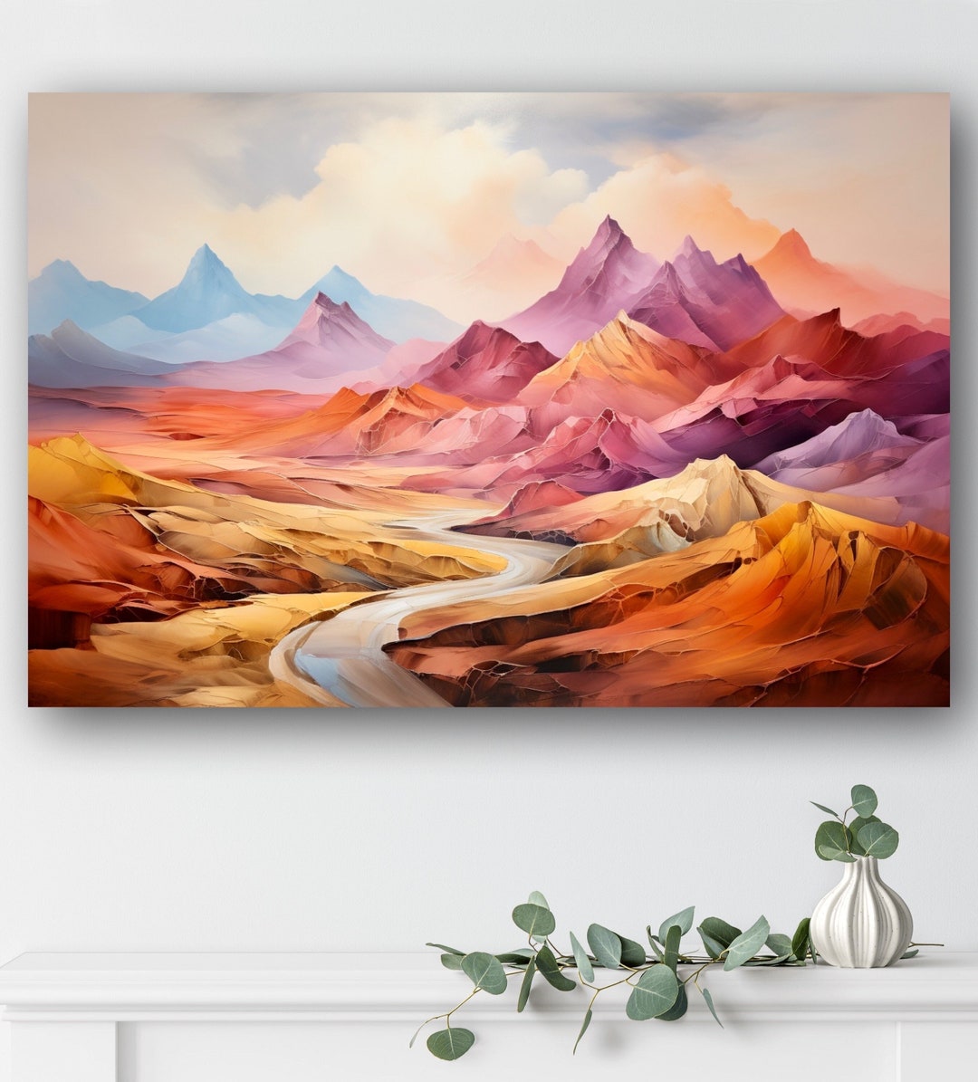 Rainbow Mountain Peru Wall Art Canvas Prints Colorful Peruvian Art Lima ...