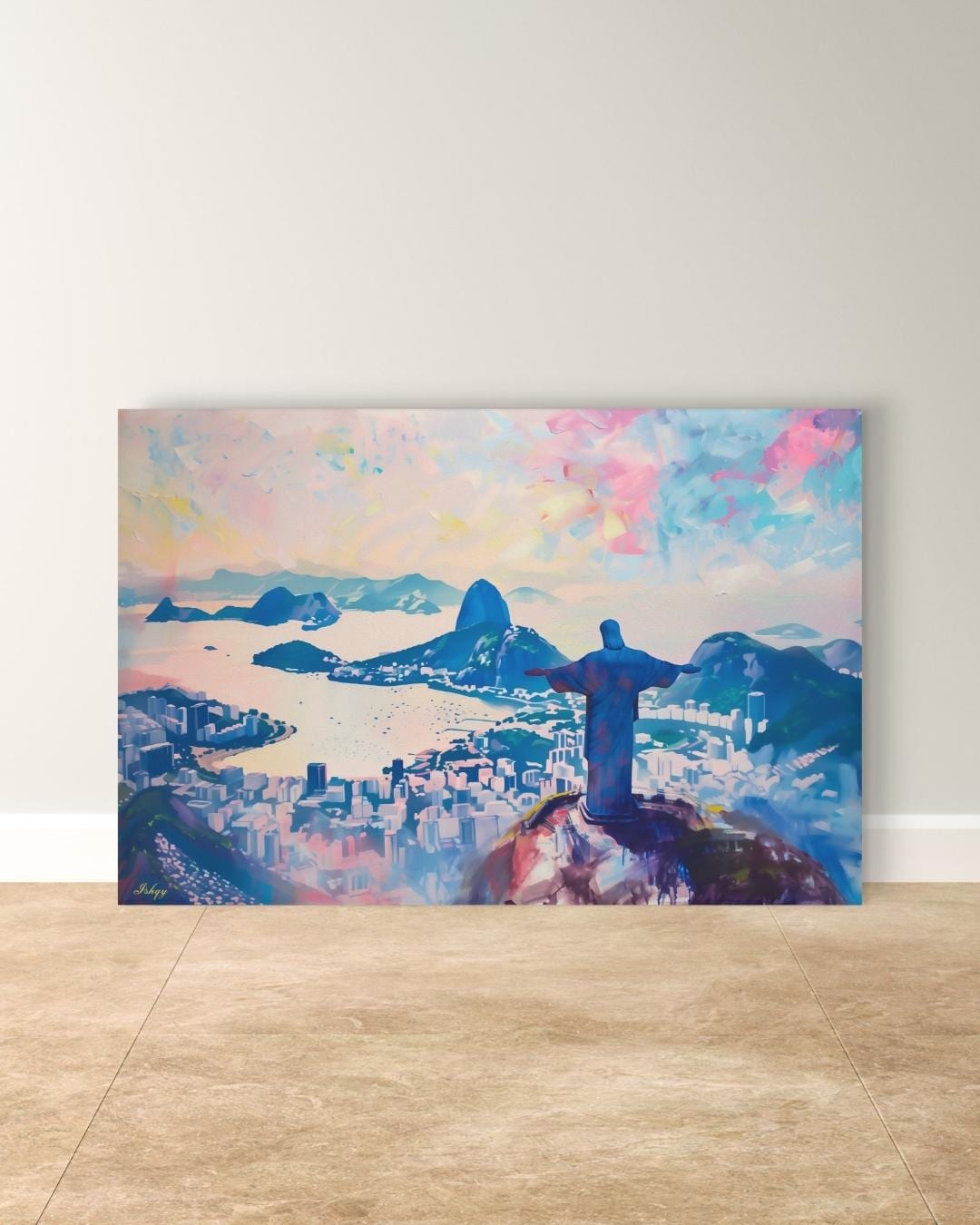 Rio De Janeiro Wall Art, Christ the Redeemer Canvas Print, Sugarloaf ...
