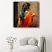 Indian Wall Art, Marathi Woman Oil Painting Print on Canvas, Indian Art ...