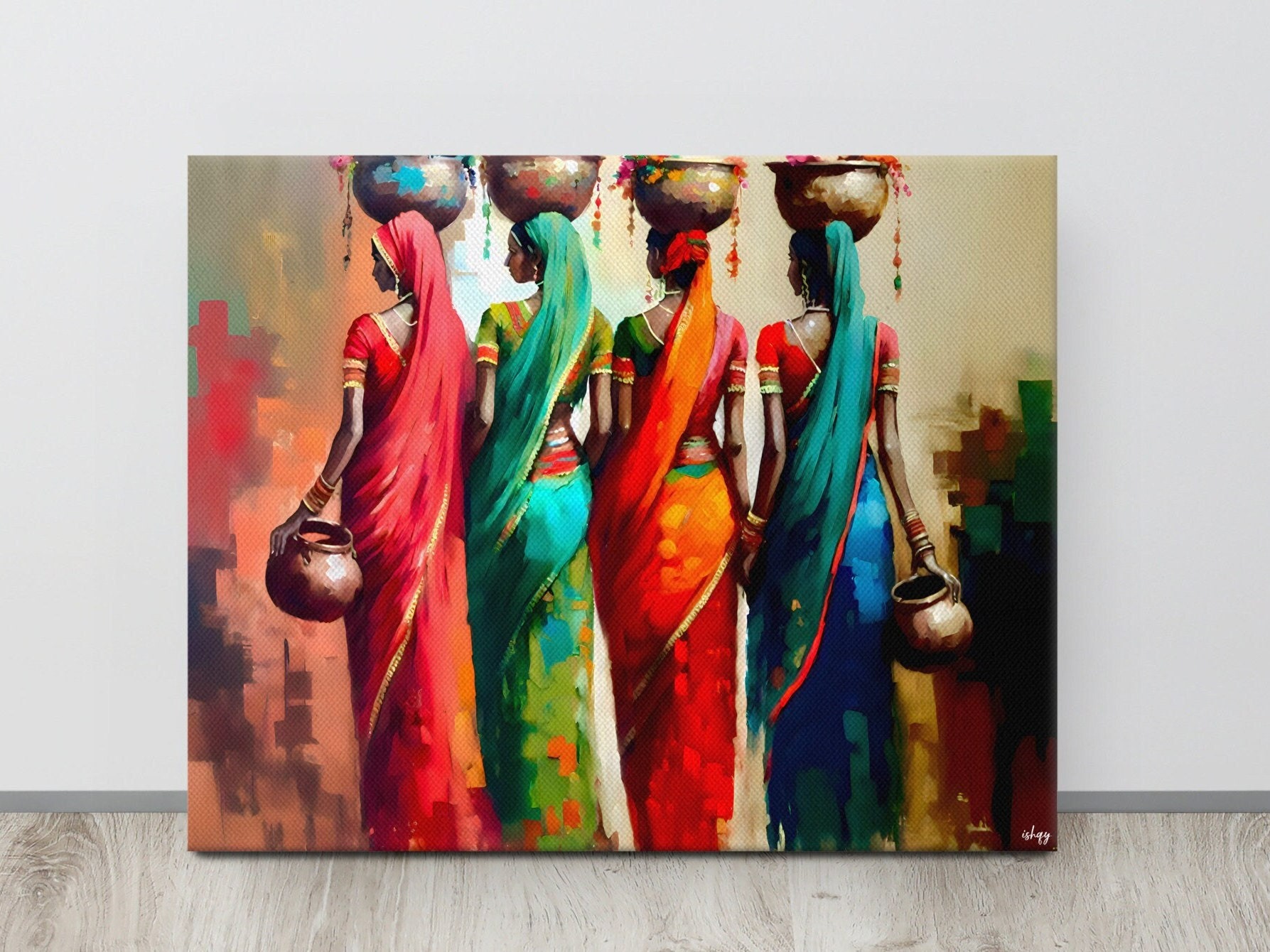 Indian Modern Woman Art