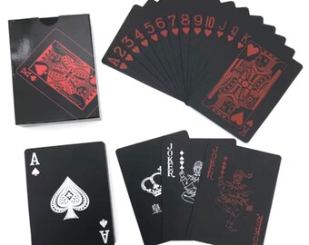 Triangle Playing Cards Red - Etsy