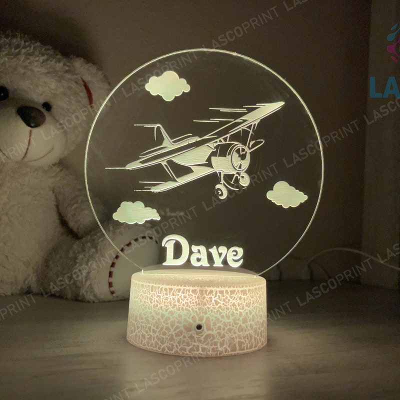Airplane Night Light - Etsy