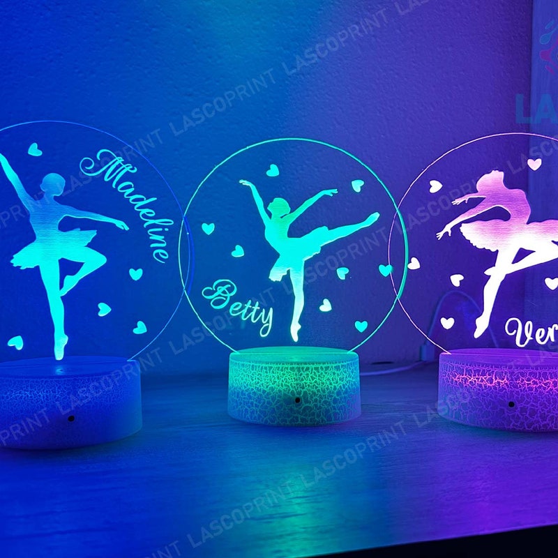 Ballet Night Light Girl - Etsy