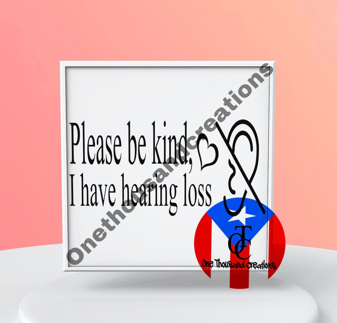 Hearing Loss, No Audition Svg Png - Etsy