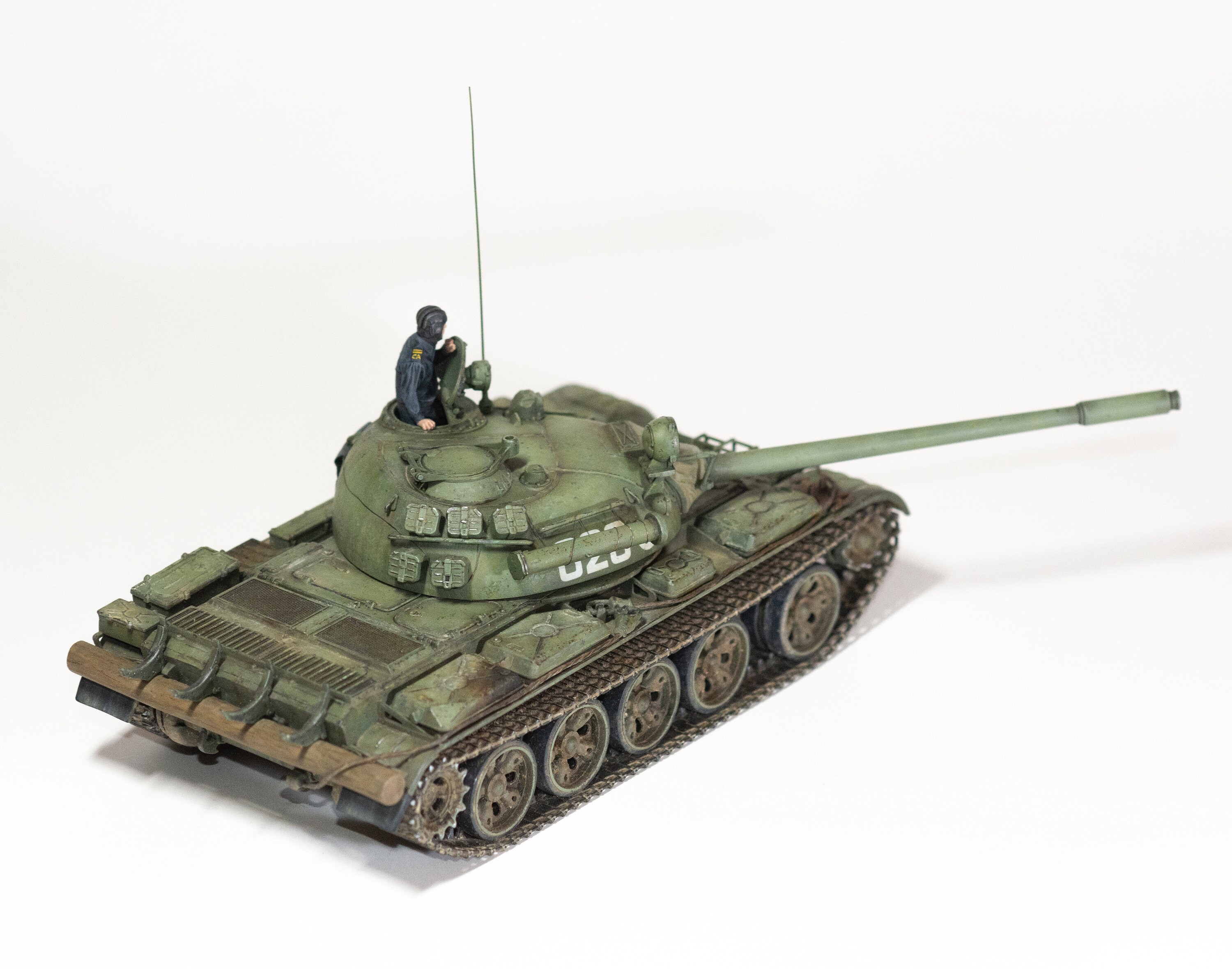 T-55 Russian Medium Tank Professionally Built and Painted 1/48 Scale ...