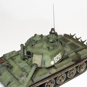 T-55 Russian Medium Tank Professionally Built and Painted 1/48 Scale Model - Etsy