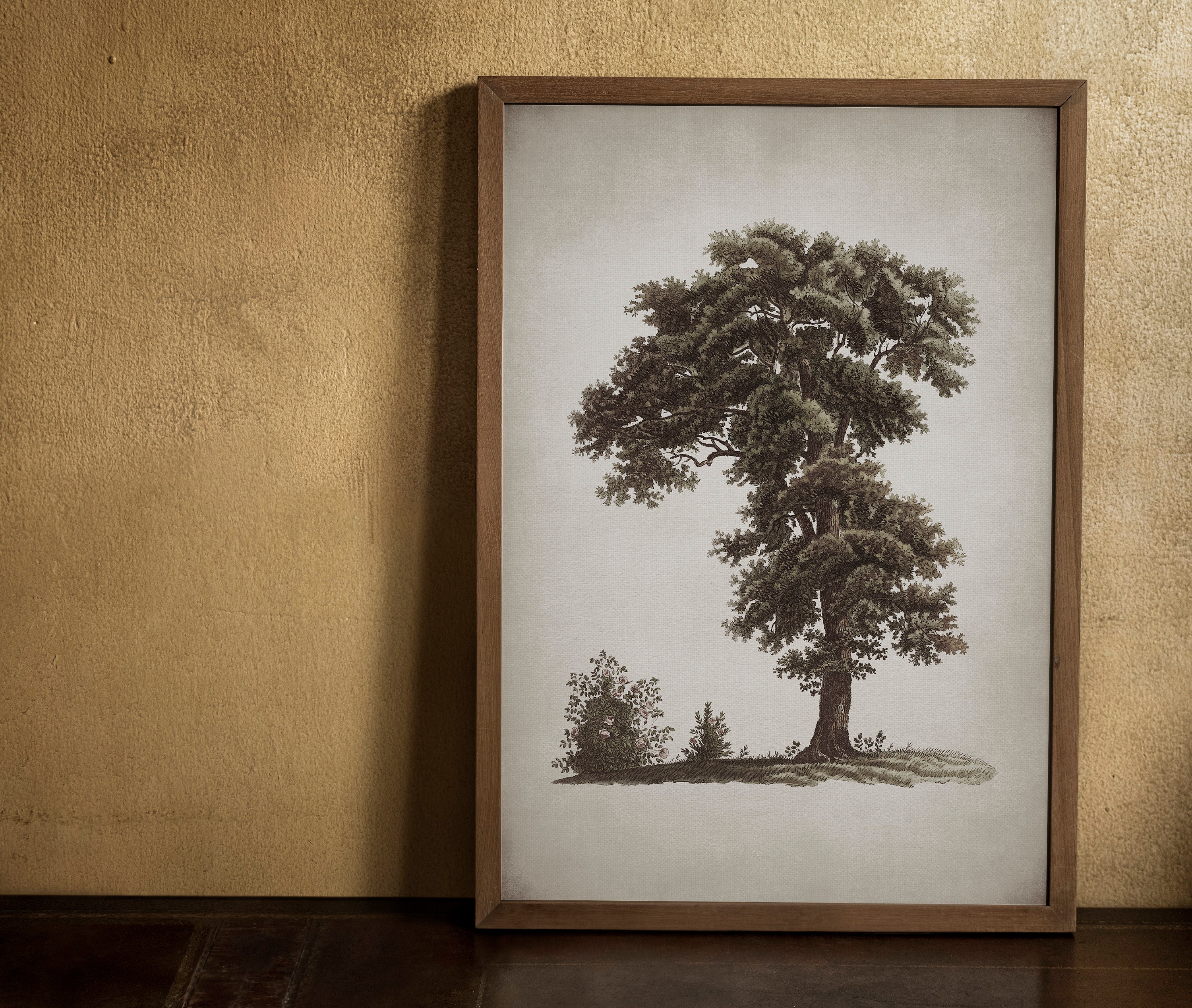 Vintage Tree Print, Cottagecore Art, Antique Art Print, Vintage ...