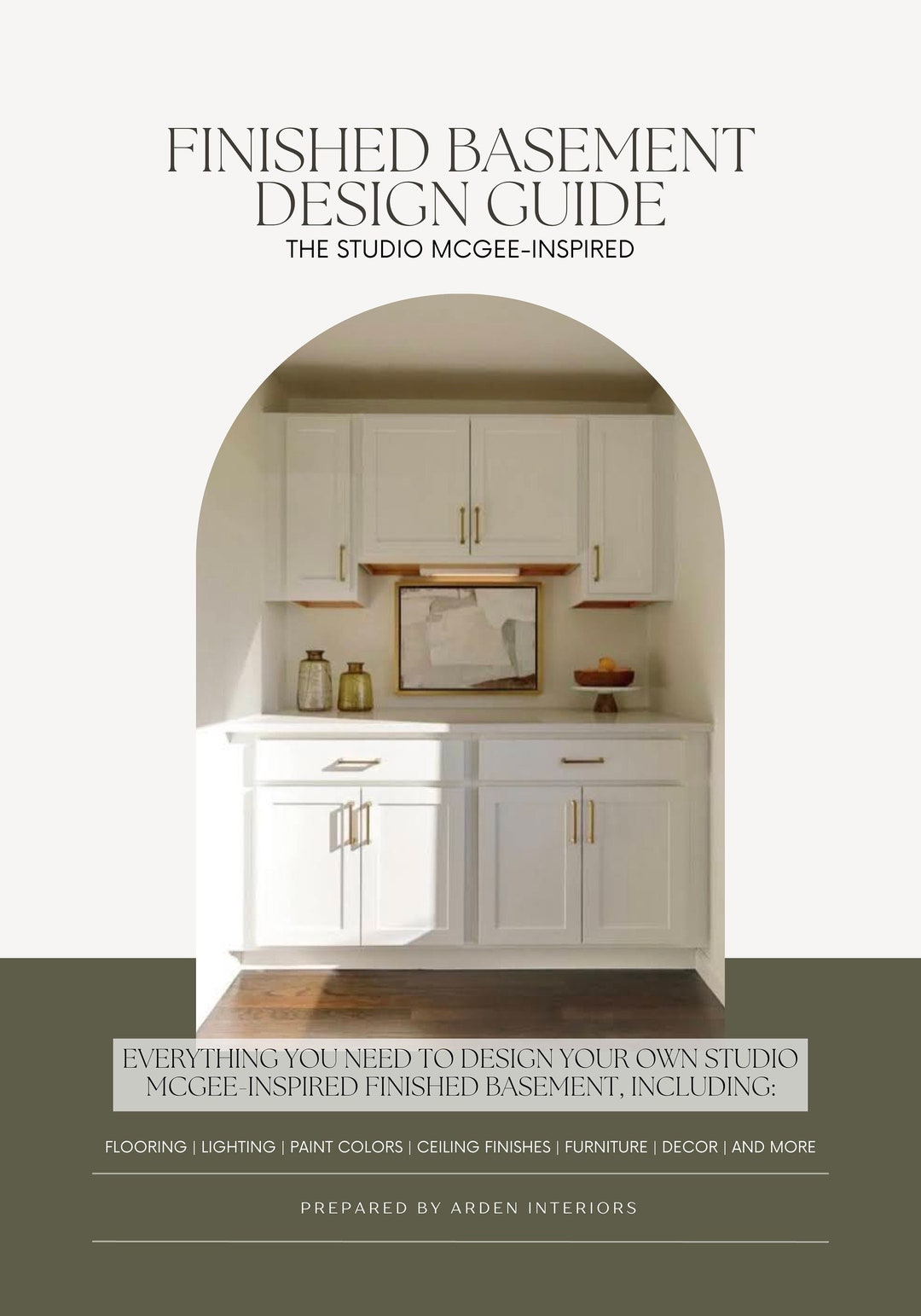 Studio Mcgee Inspired Basement Design Guide (PDF) - Etsy