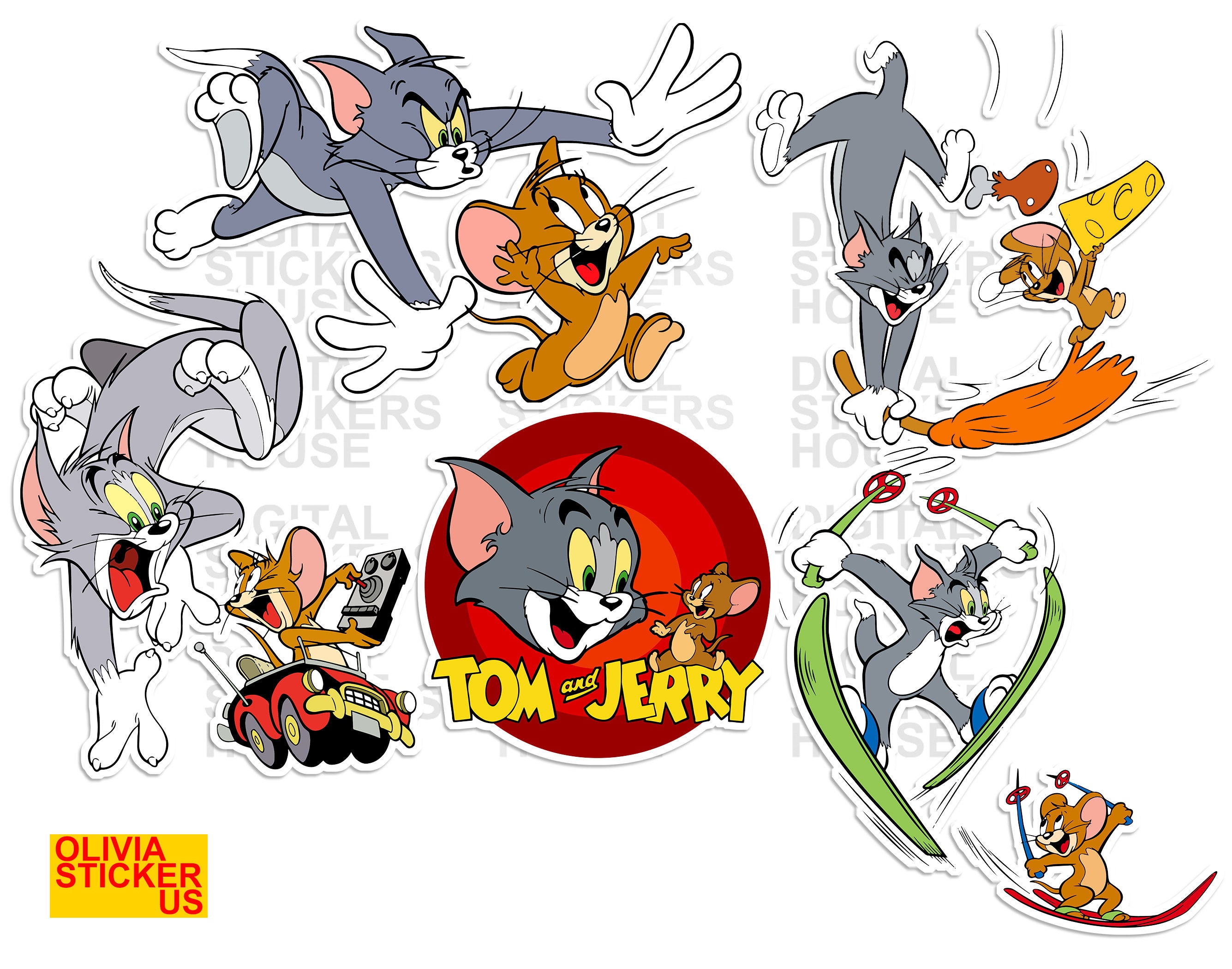 Tom and Jerry SVG, 10 Unique Tom and Jerry, Cricut, Designs, Silhouette ...