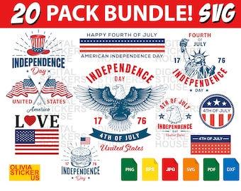 4th of July SVG Bundle, July 4th SVG, Fourth of July Svg, America Svg ...