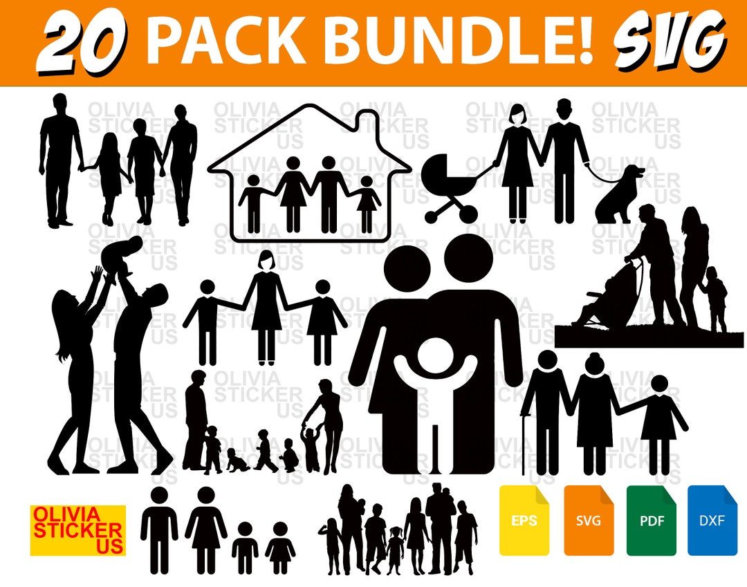 20 Unique Stick Family Svg Bundle, Stick Family Cut Files, Stick Family ...