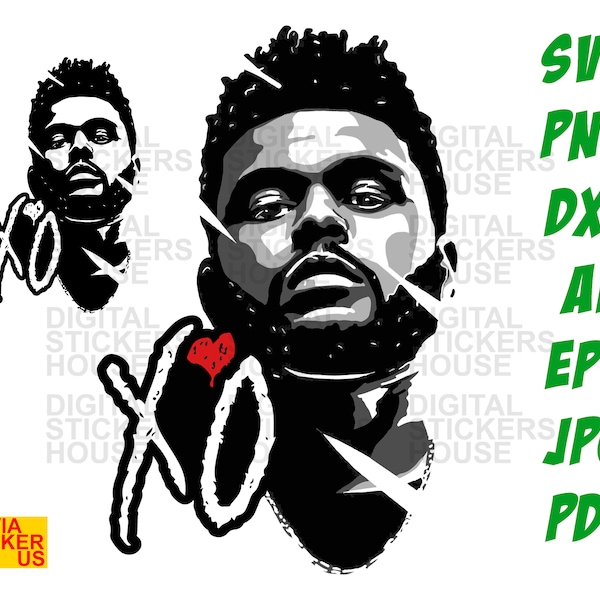 The Weeknd Svg - Etsy