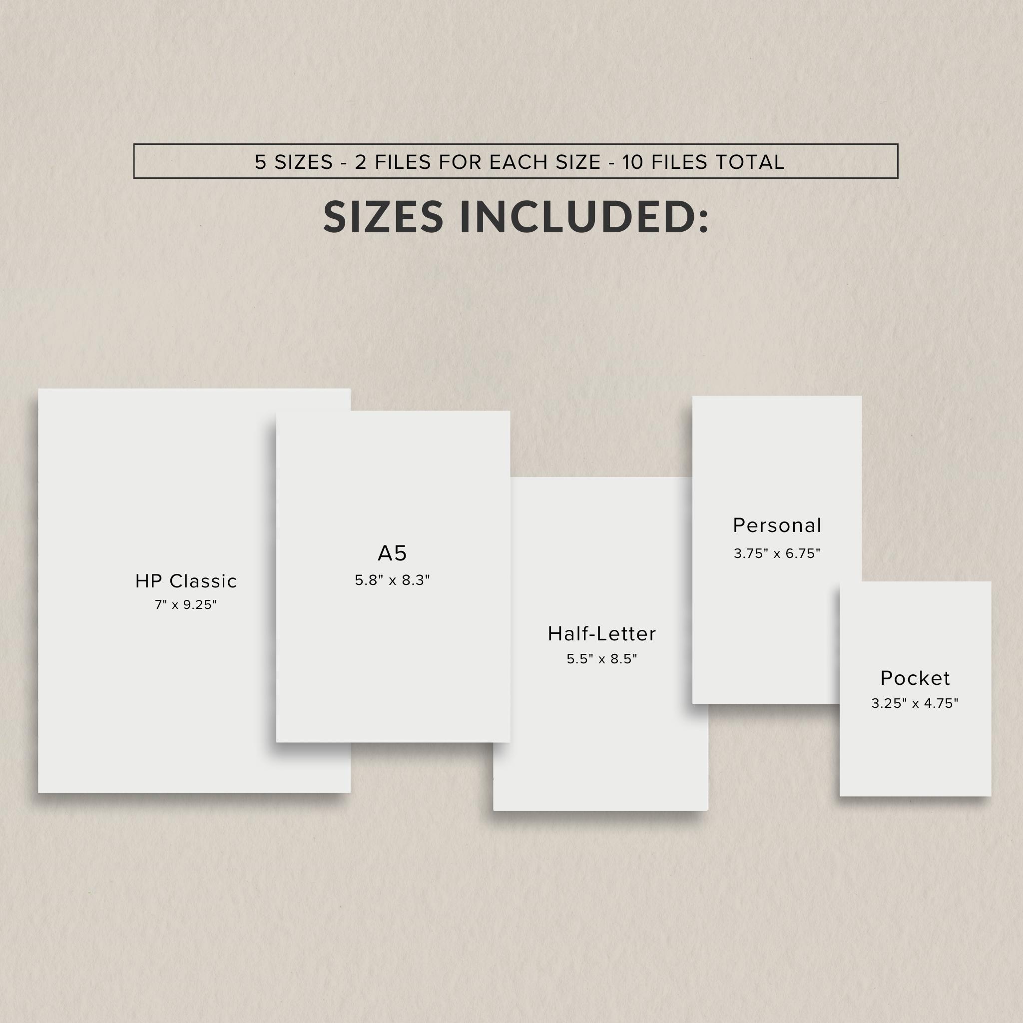 2025 Dashboard Printable Planner Insert, Planner Accessories With ...