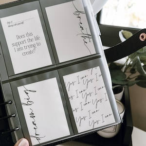 Printable Planner Cards, Motivational Planner Pocket Inserts, Journal ...