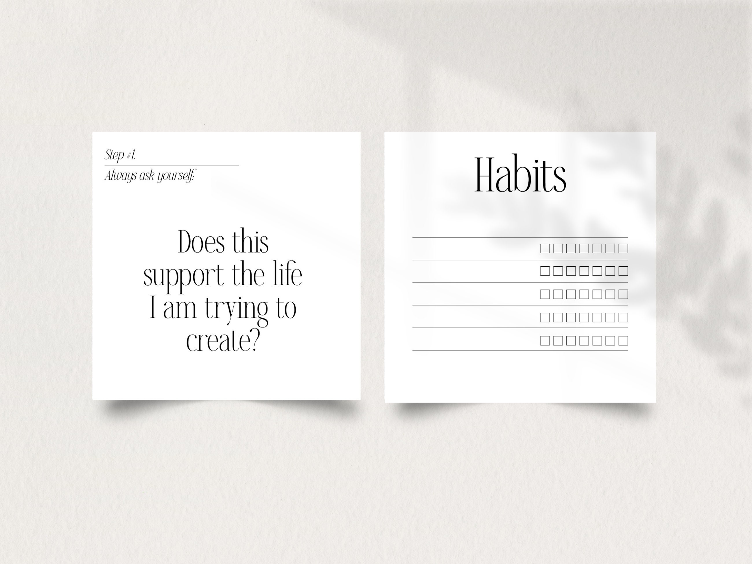 Printable Productivity Sticky Notes, Minimalist Sticky Note, Digital ...