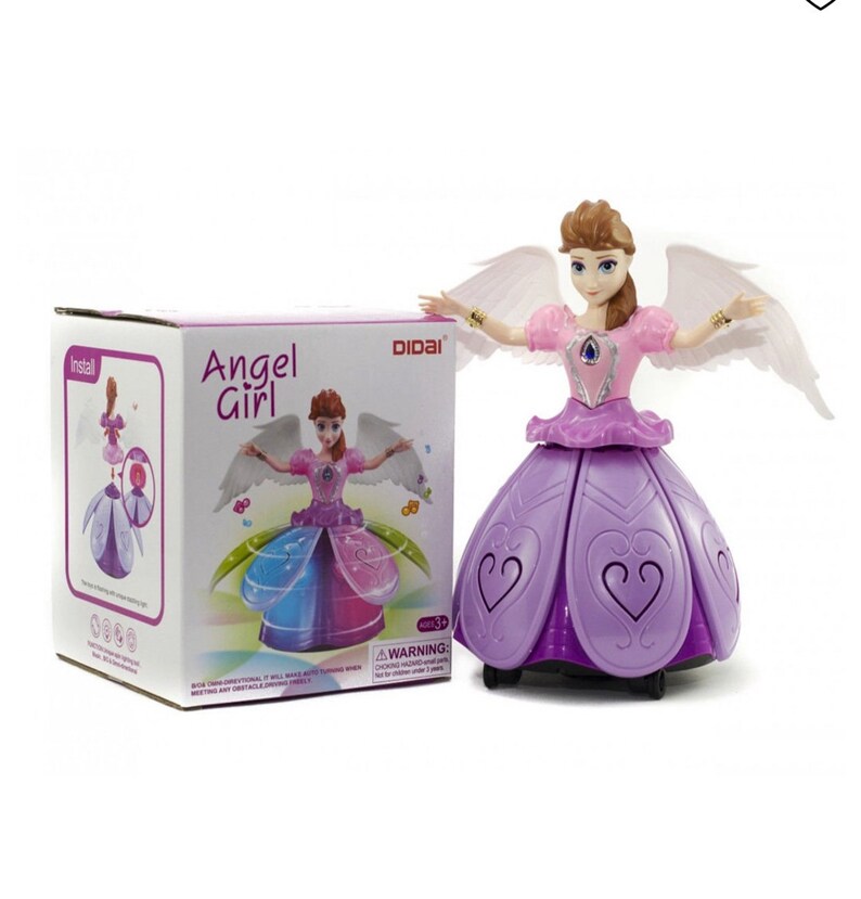Angel Girl Dancing Dollb/o and Omni-directional Make Auto Turns Light ...