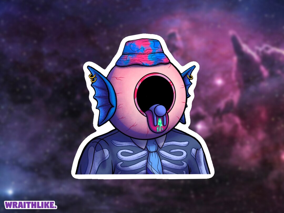 Trippy Eye Sticker - Etsy