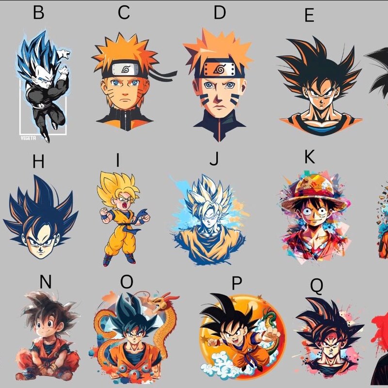 Dragon Ball Z Stickers - Etsy