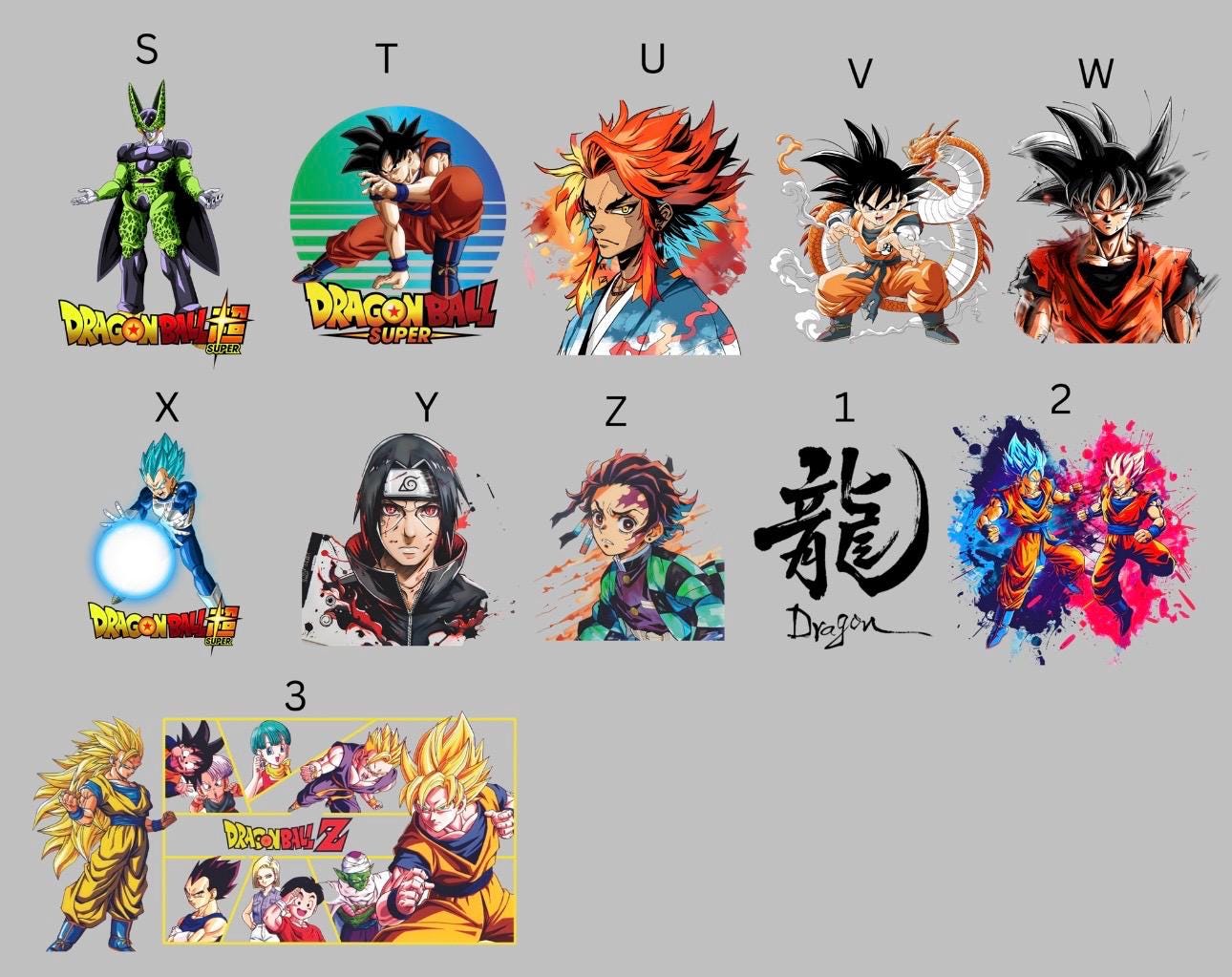 Dragon Ball Z Stickers, Super Saiyan, Anime Stickers Uvdtf Stickers ...