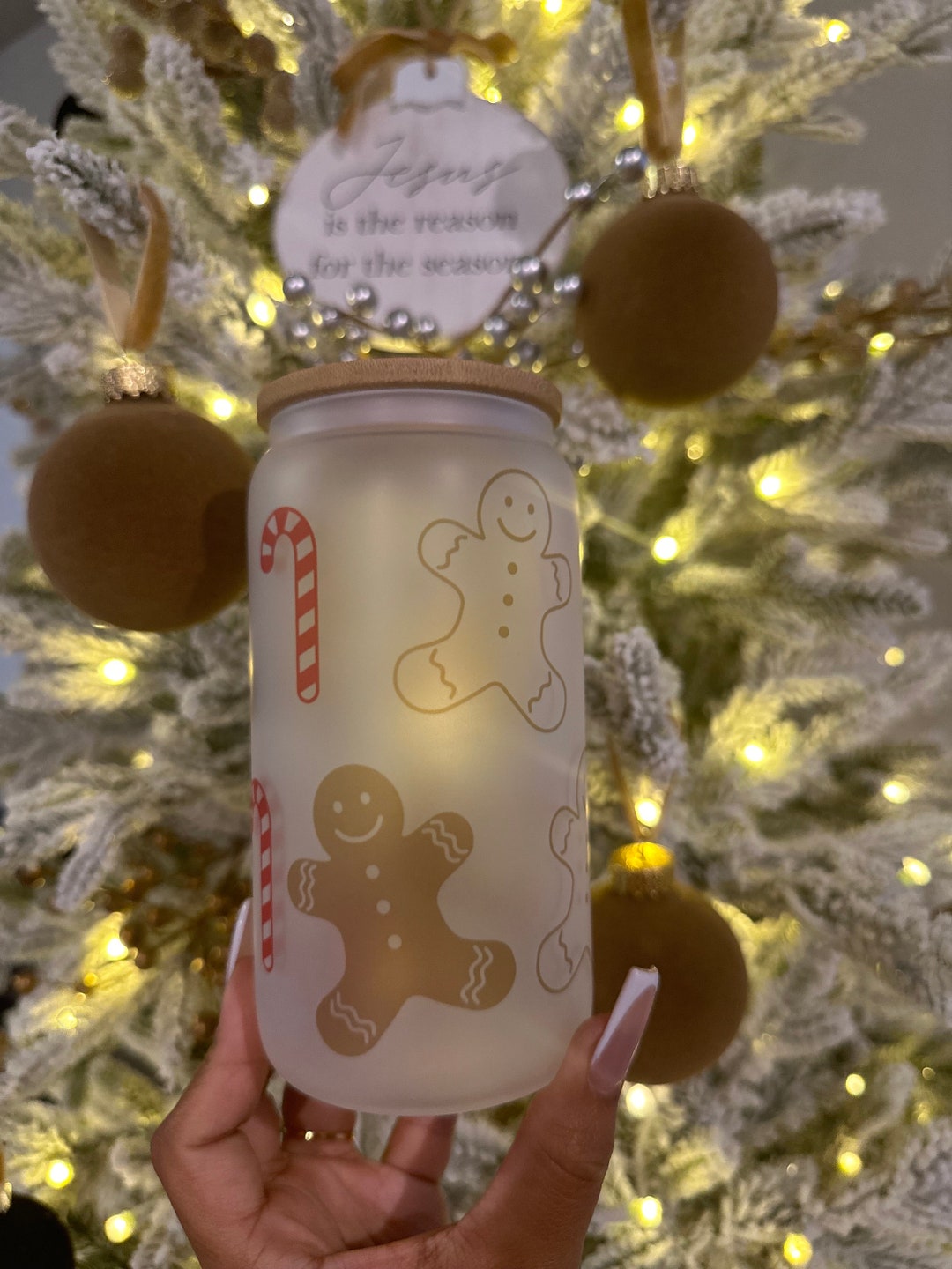 Gingerbread Cup, Gingerbread, Christmas, Libby Cup, - Etsy