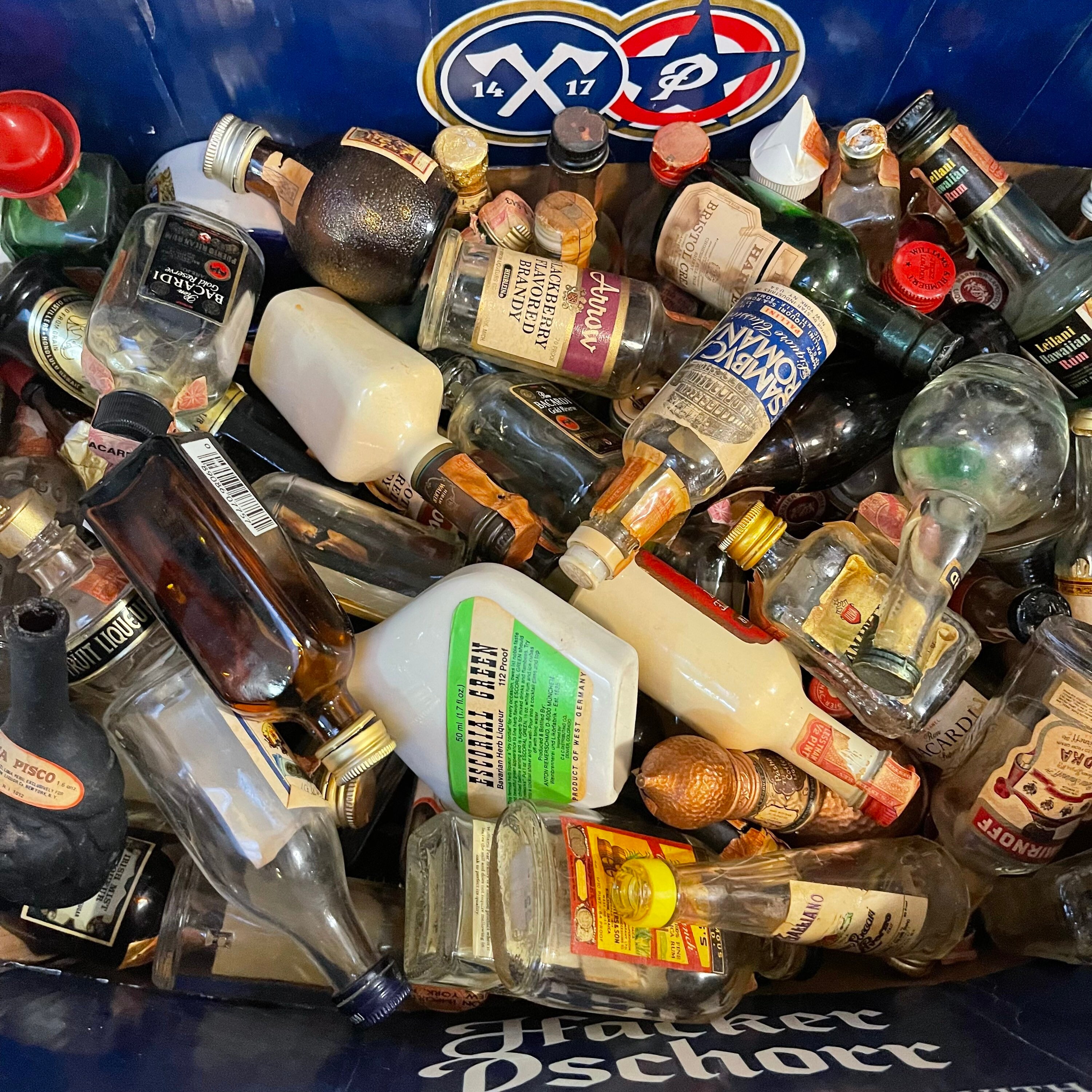 Empty Alcohol Bottles